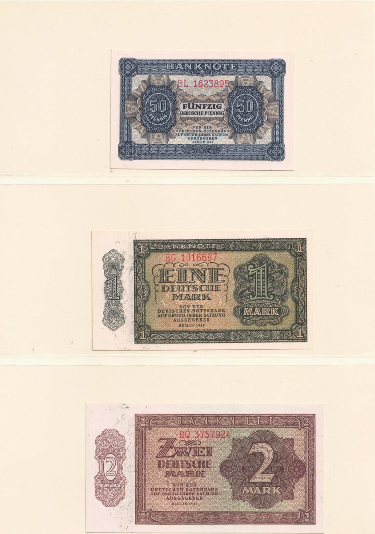 Papiergeld | Geldscheine - DDR Werbefiguren Welt