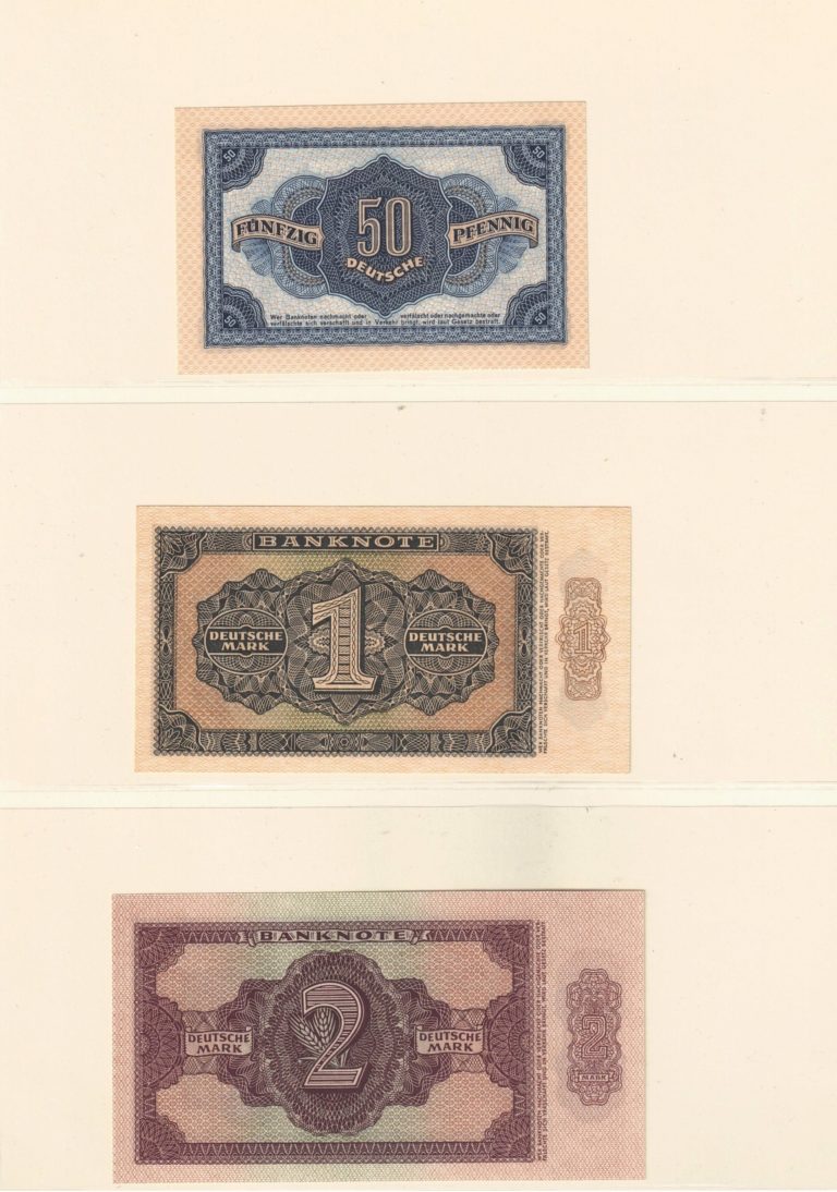 Papiergeld | Geldscheine - DDR Werbefiguren Welt