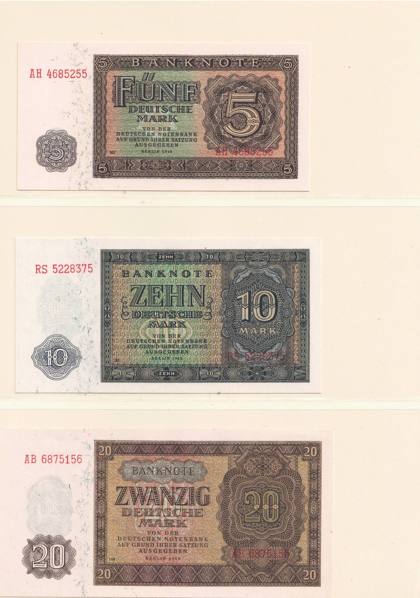 Papiergeld | Geldscheine - DDR Werbefiguren Welt