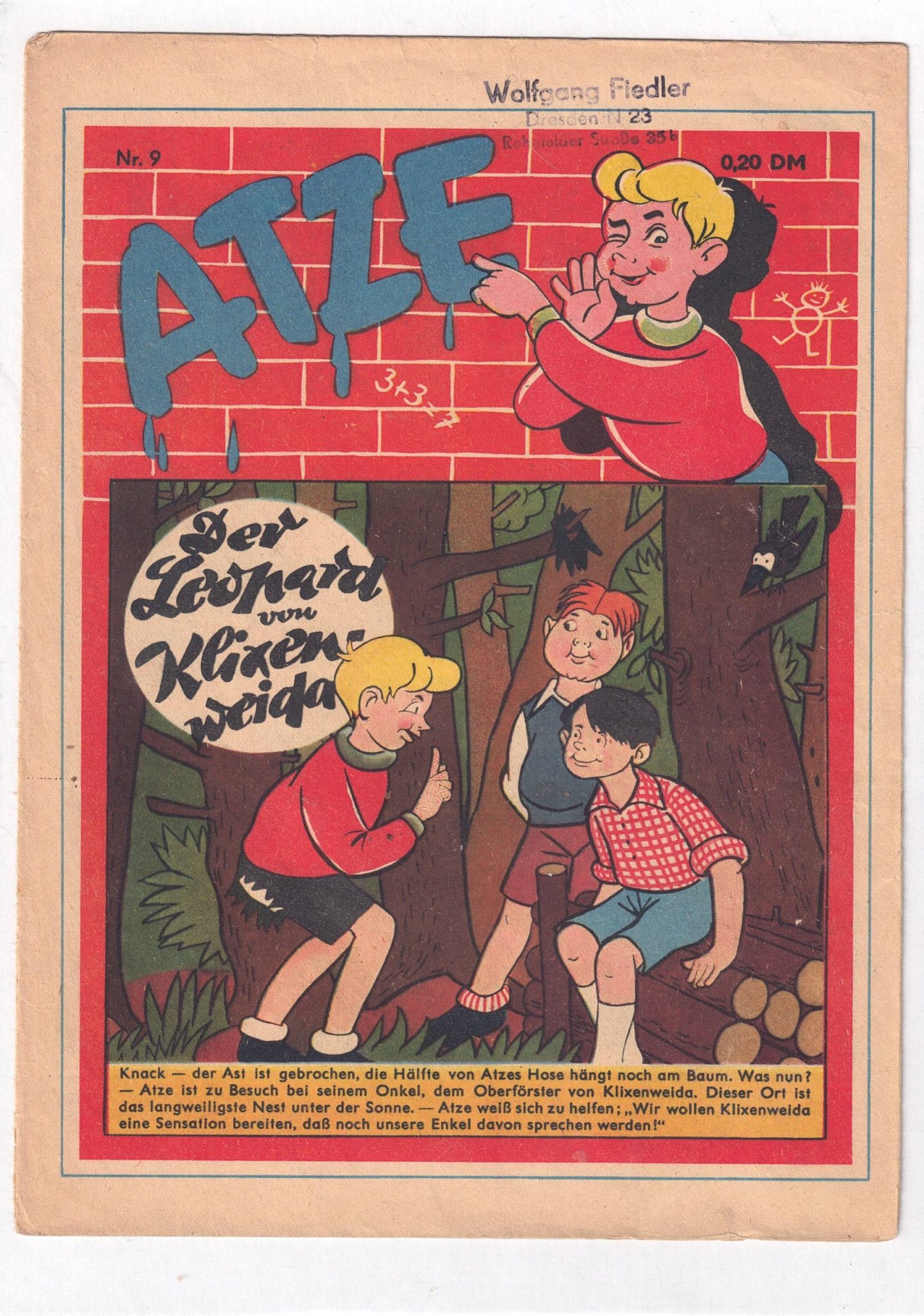 Atze - DDR Werbefiguren Welt